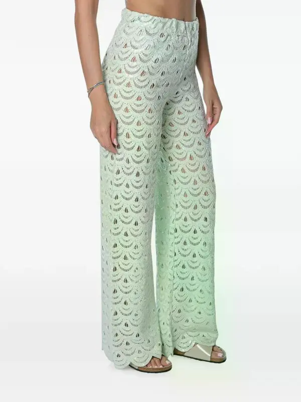 MC2 SAINT BARTH Inez Crochet Sequin-embellished Trousers