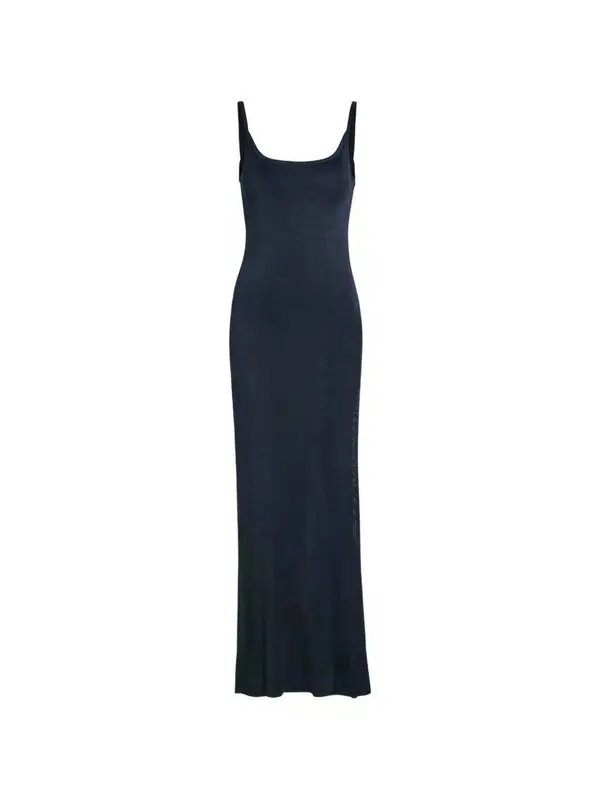 Jacquemus Scoop-neck Knitted Dress - Blue