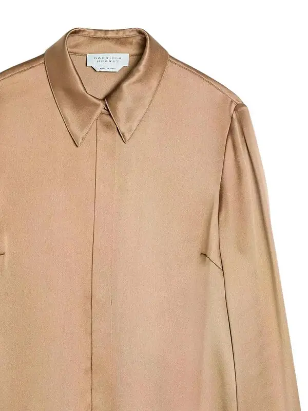 Gabriela Hearst Cruz Satin Shirt