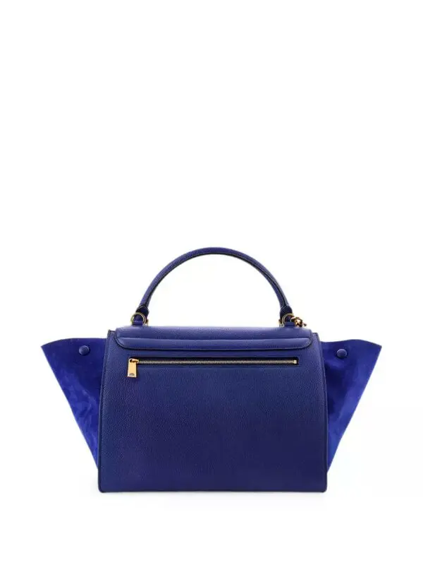 Celine Trapeze Bag Leather Medium Satchel