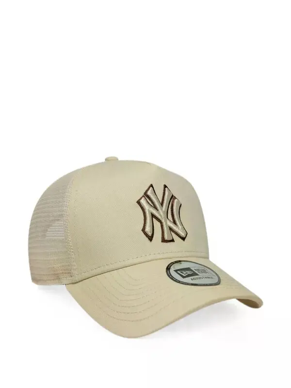 New Era Ny Logo-embroidered Mesh-panel Trucker Cap