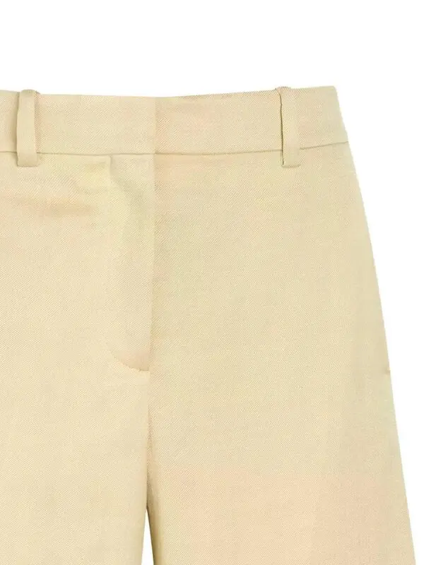 Another Tomorrow Belted Relaxed-fit Shorts - Neutrals