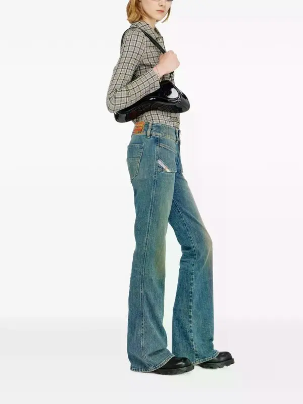 DIESEL® D-hush Low-waist Bootcut Jeans - Blue
