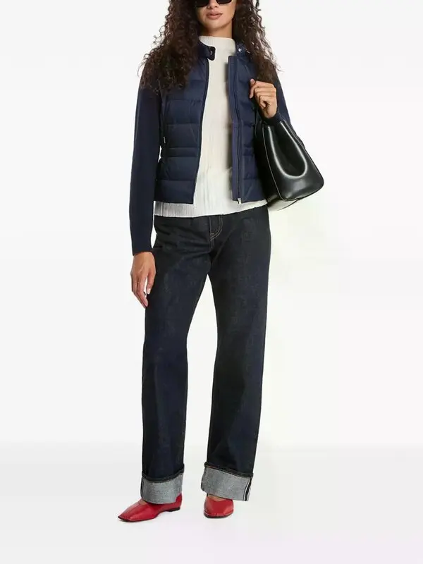 Tommy Hilfiger Quilted Knit-sleeve Jacket