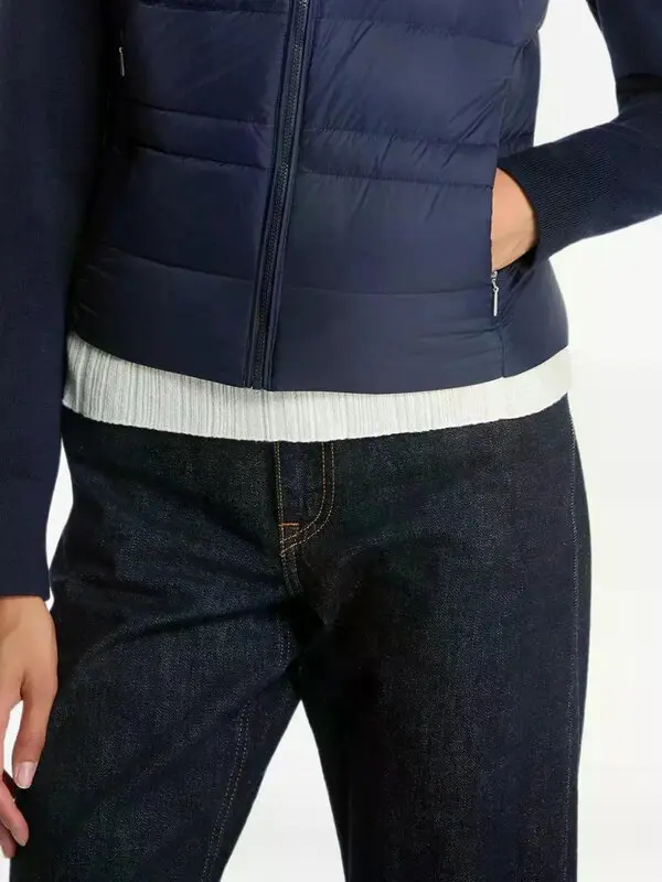 Tommy Hilfiger Quilted Knit-sleeve Jacket