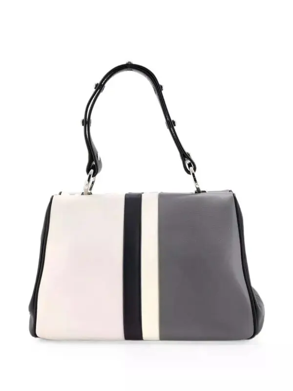 Prada Light Frame Leather Medium Shoulder Bag