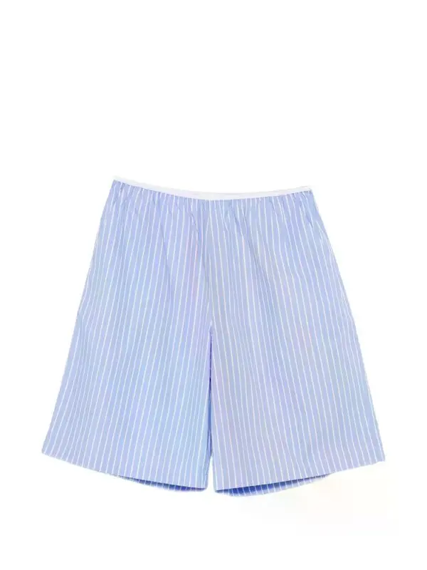 THE FRANKIE SHOP Striped Elasticated-waistband Shorts