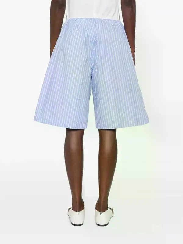 THE FRANKIE SHOP Striped Elasticated-waistband Shorts