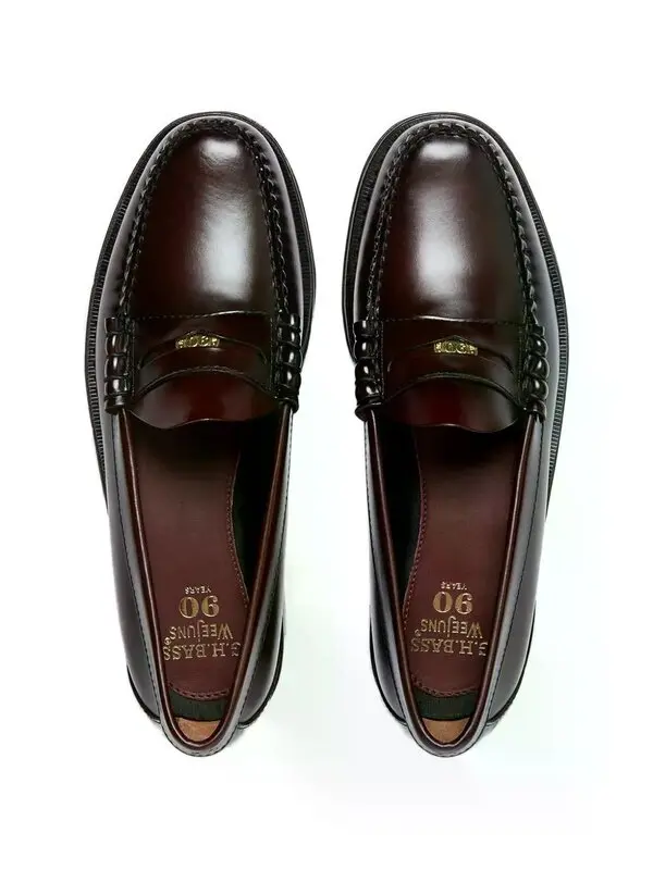 G.H.BASS Weejuns Anniversary Larson Penny Loafers - Brown