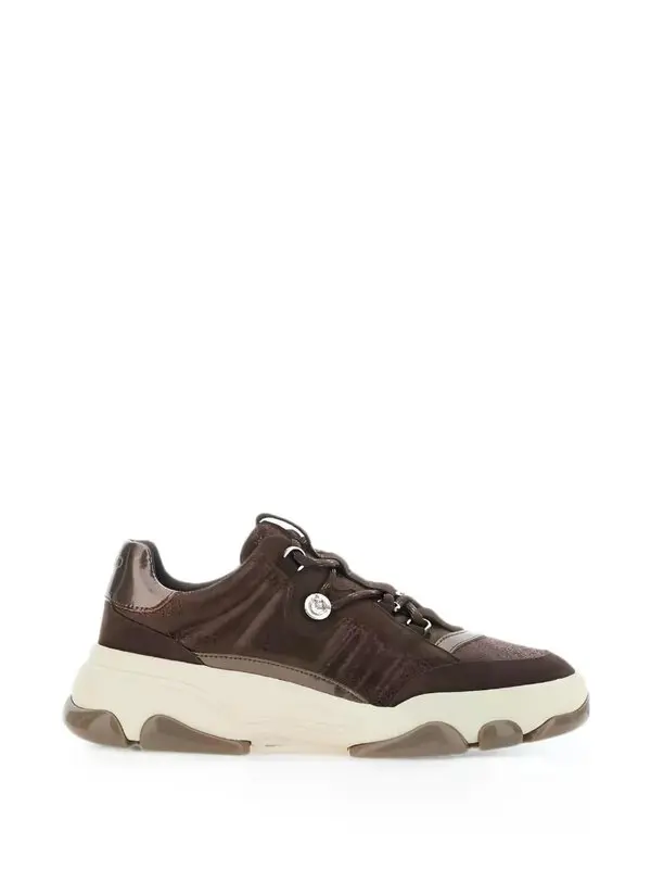 Pinko Panelled Chunky Sneakers - Brown