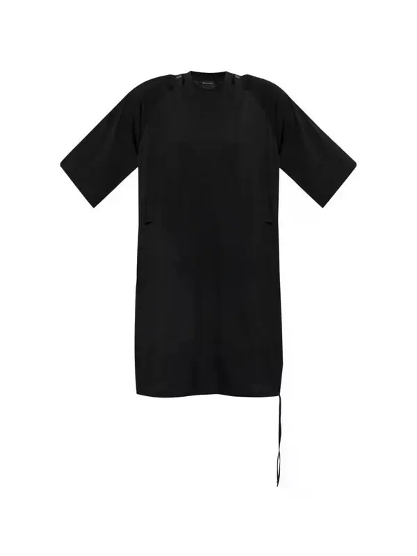 Y3 Stripe Detail Drawstring Midi Dress