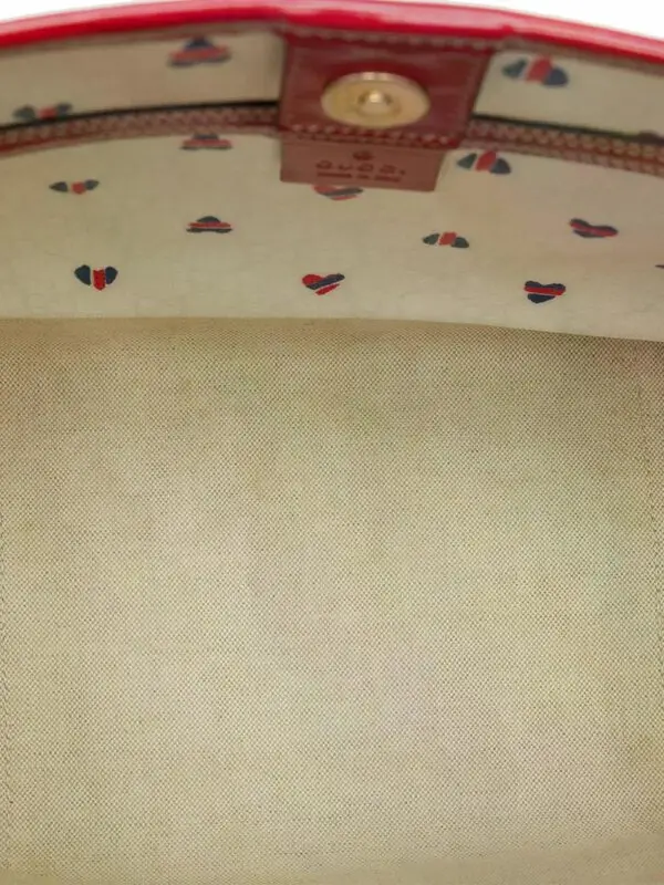 Gucci Gg Supreme Hearts Joy Tote Bag - White