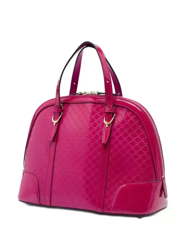Gucci 2016-2026 Small Microguccissima Patent Nice Dome Satchel