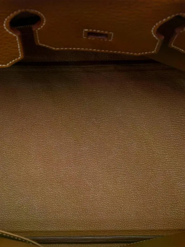 Hermès 35cm Togo Leather Birkin Rotonde Handbag - Brown