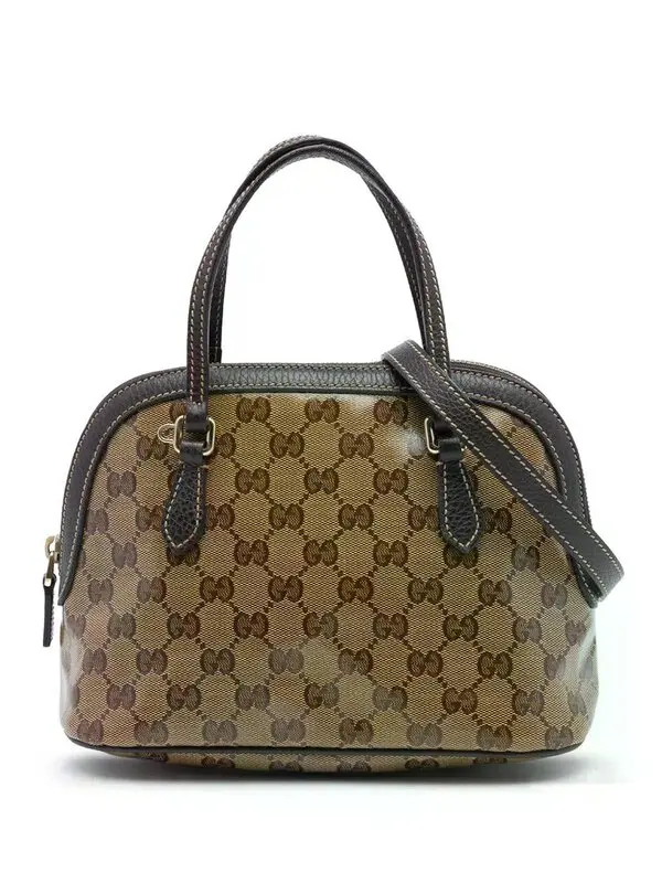 Gucci 2016-2026 Mini Gg Crystal Dome Satchel - Neutrals