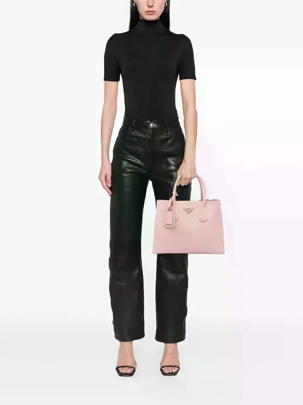 Prada Saffiano Cuir Double Satchel