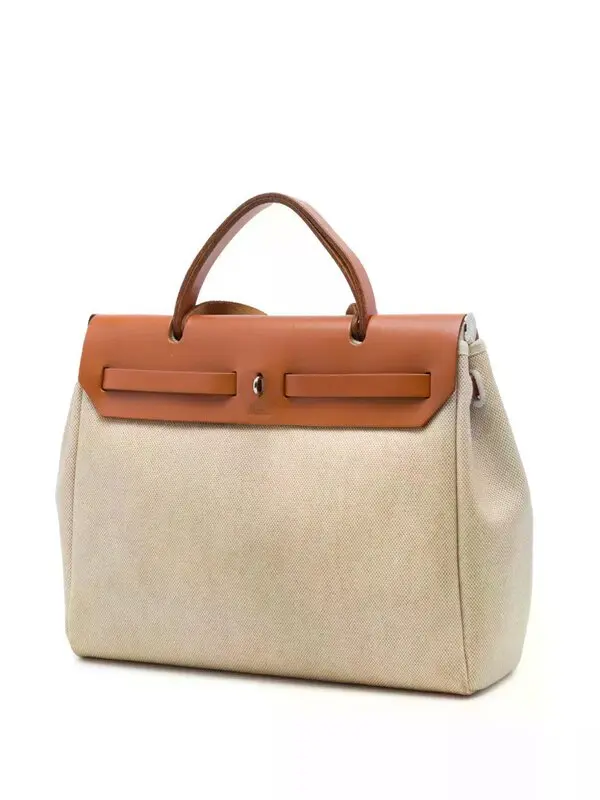 Hermès 2002 Toile Herbag Pm Satchel
