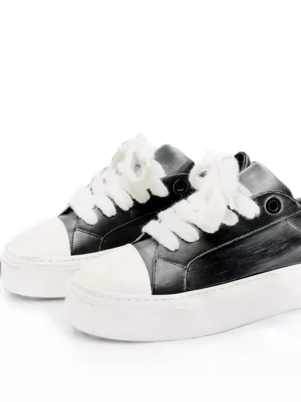 COLE BUXTON The Wilson Court Contrast Toe Cap Sneakers
