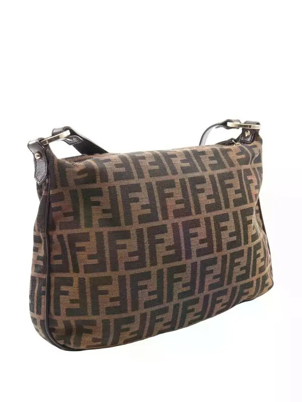 Fendi 2000-2010 Zucca Canvas Shoulder Bag