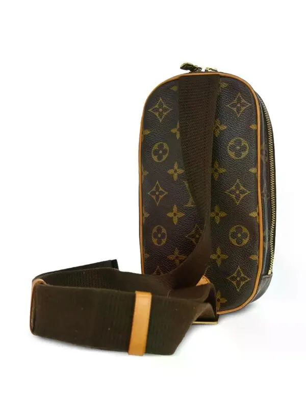 LOUIS VUITTON 2003 Pochette Gange Monogram Belt Bag - Brown