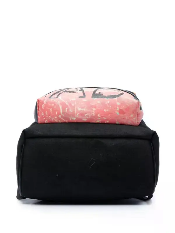 Saint Laurent Canvas Hunting Baby City Backpack - Black
