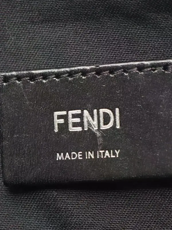 Fendi Diagonal Camera Case Crossbody Bag - Black