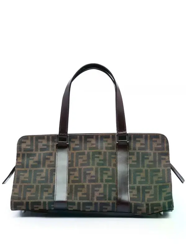 Fendi 2000-2010 Zucca Canvas Handbag