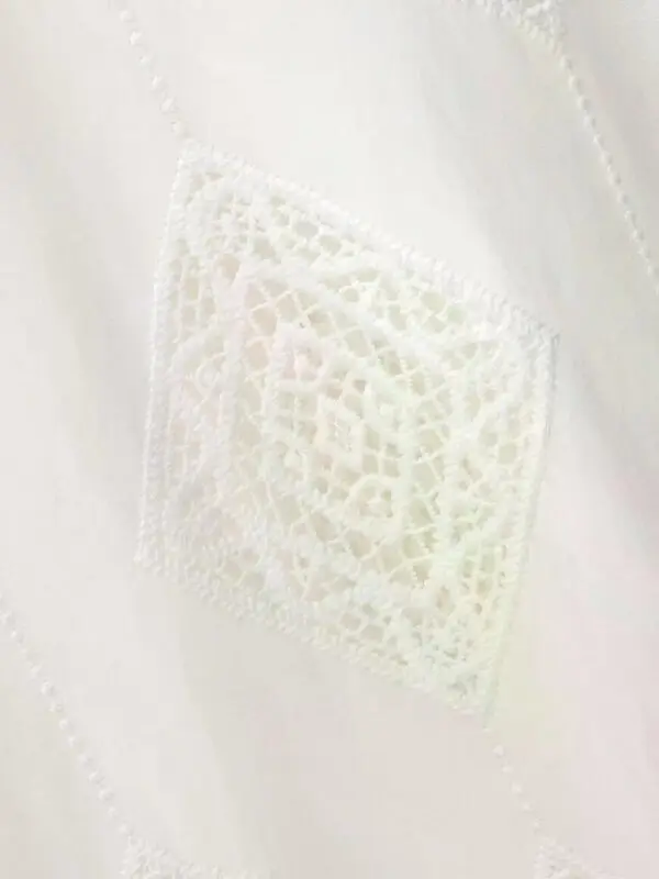 Ba&sh High-waisted Wide-leg Trousers With Diamond Embroidery