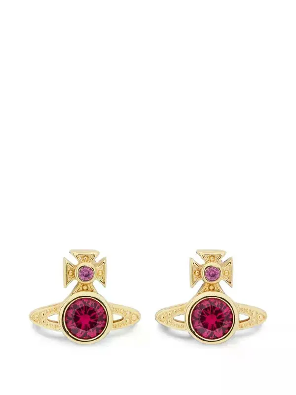VIVIENNE WESTWOOD London Orb Crystal-embellished Earrings - Gold
