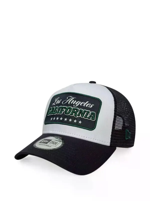 New Era Logo-patch Trucker Cap