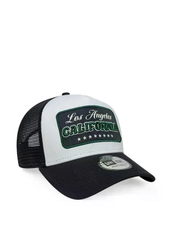 New Era Logo-patch Trucker Cap