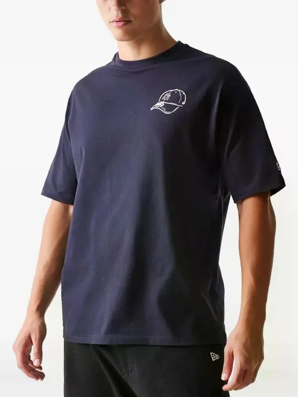 New Era New York Yankees Graphic Print T-shirt - Blue