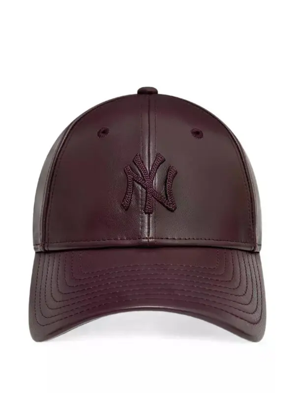 New Era 9forty Leather Cap - Red