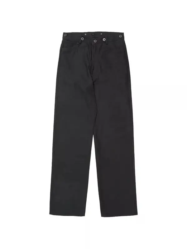 TAIGA TAKAHASHI Lot.225 Buckle-backed Trousers - Black