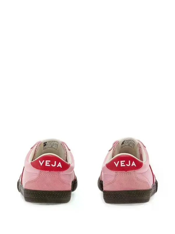 VEJA V-logo Suede Panel Sneakers - Pink