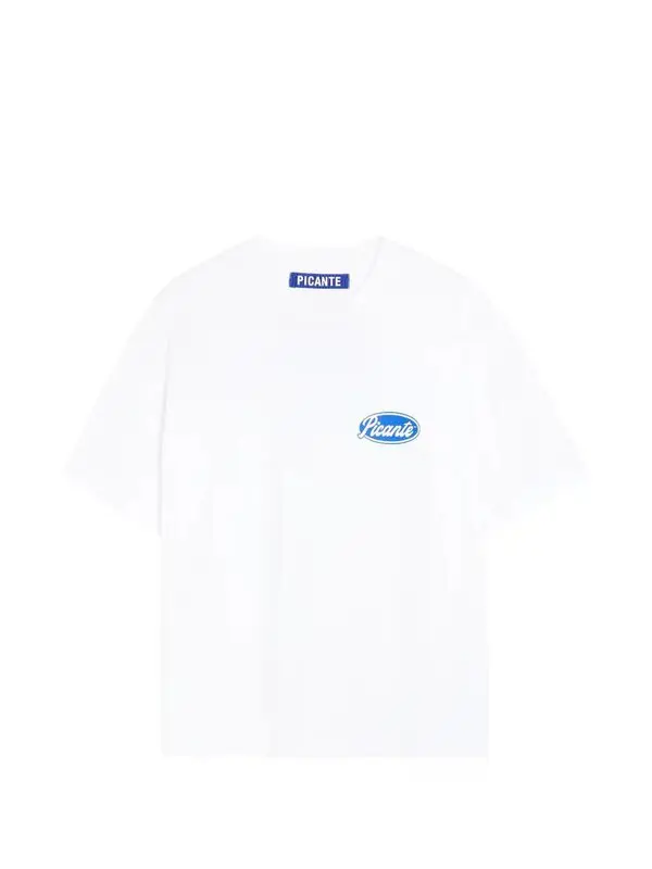 PICANTE Senna Logo-print Cotton T-shirt - White