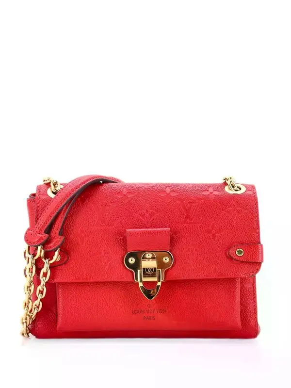 LOUIS VUITTON Vavin Handbag Monogram Empreinte Leather Bb Crossbody Bag - Red