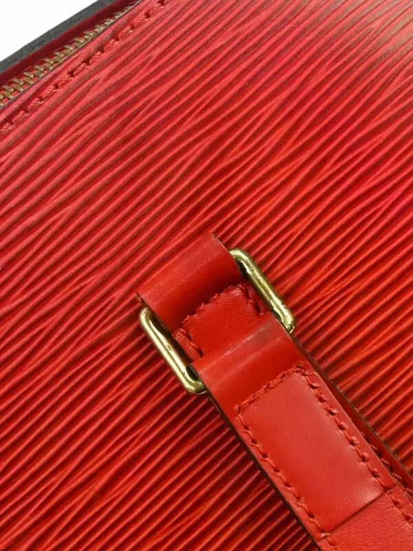 LOUIS VUITTON Epi-leather Soufflot Tote Bag - Red