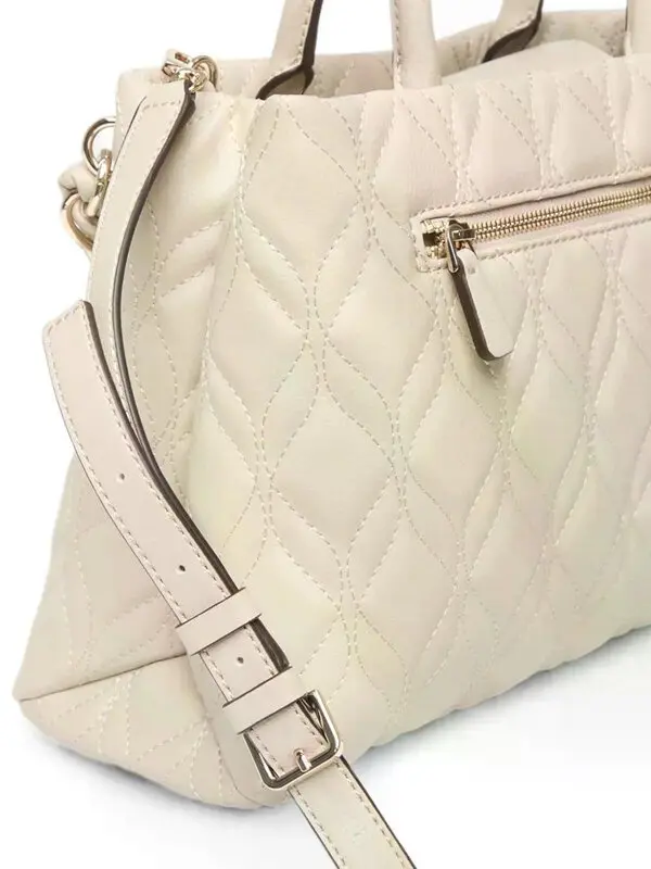 Guess Maxine Quilted Braided-chain Satchel Bag