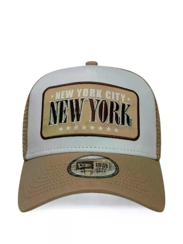 New Era Logo-patch Trucker Cap