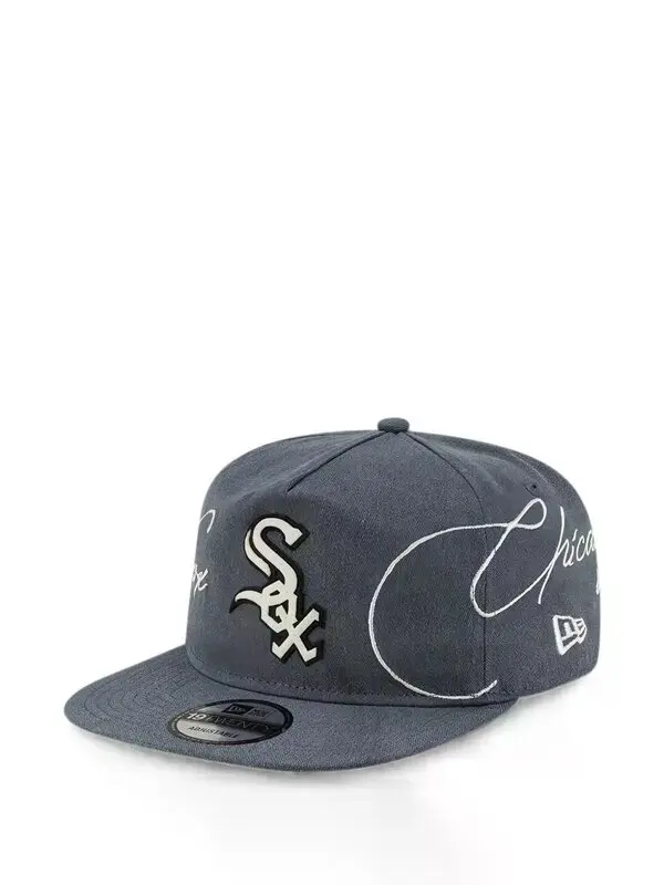 New Era Chicago White Sox Mlb Script-print Cap - Grey