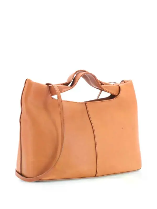 THE ROW Camden Leather Satchel - Brown