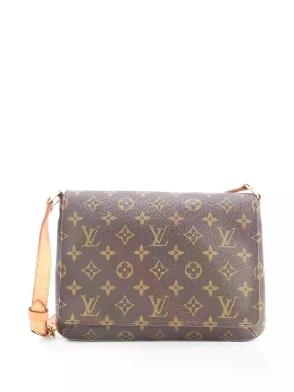 LOUIS VUITTON Musette Tango Monogram Canvas Shoulder Bag - Brown