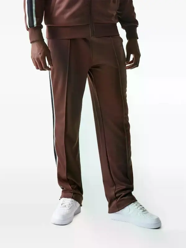 New Era Script-embroidered Side-stripe Track Pants