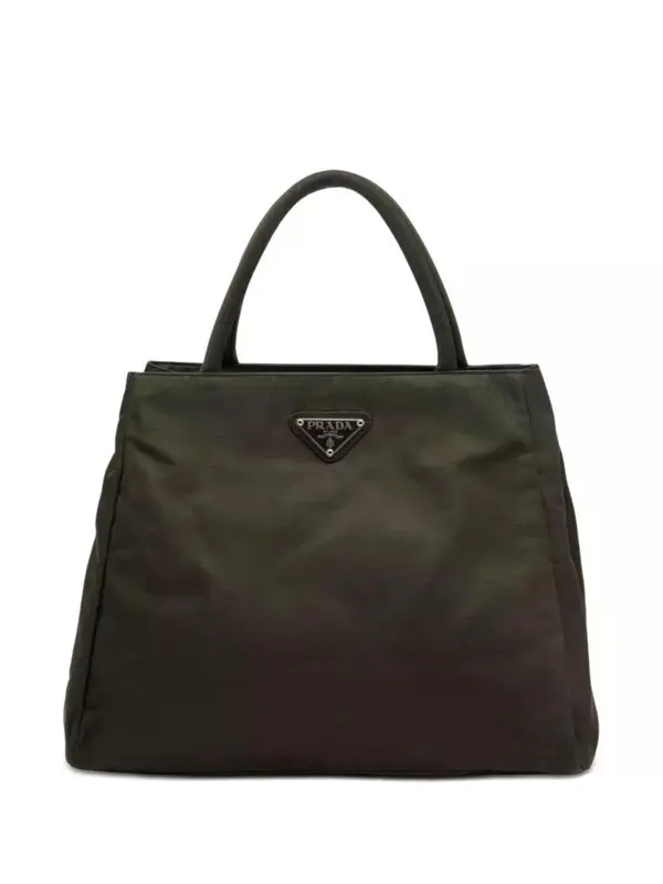 Prada 2000-2013 Tessuto Tote Bag - Brown
