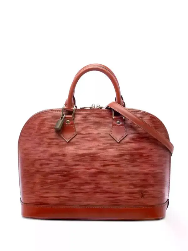 LOUIS VUITTON 1996 Epi Alma Pm Satchel - Brown