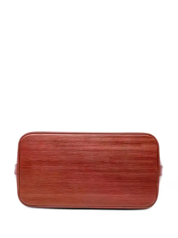 LOUIS VUITTON Epi Alma Pm Satchel - Brown