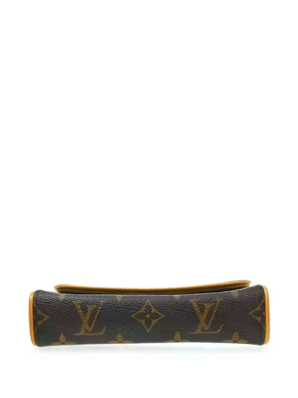 LOUIS VUITTON 2005 Pochette Florentine Monogram Canvas Belt Bag - Brown