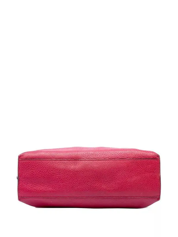 Gucci Small Calfskin Bamboo Daily Satchel - Pink