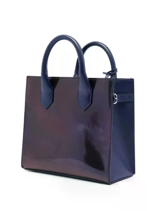 Balenciaga Mini Patent Padlock Satchel